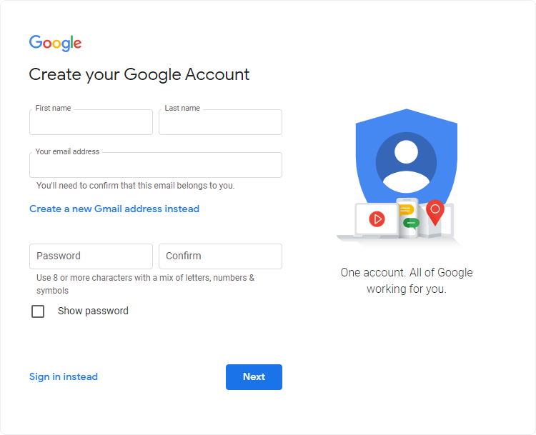 How To Create A Google Account Without Gmail Brandon Caples